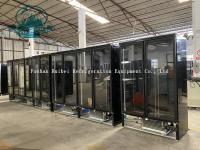 China 2 glass doors commercial upright beverage display cooler refrigerator for sale