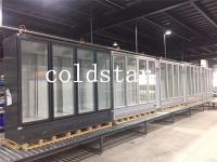 China Supermarket Upright Multi Door Refrigerated Showcase Beverage Chiller for sale