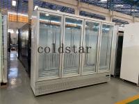 China Commercial Beverage Chiller Soft Drink Refrigerator With Glass Door for sale