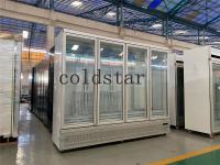 China 2000L Glass Door Upright Freezer for sale