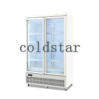 China High capacity commercial cold soft energy drink refrigerator 3 transparent glass door display upright cooler for beverag for sale