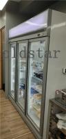 China Customized Supermarket Upright Freezer For Frozen Food Display for sale