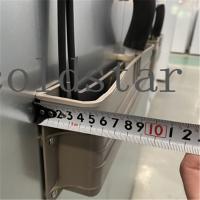 China Supermarket 2~8C glass door beverage cooler upright display refrigerator for sale