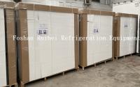 China Vertical 5 Layer R290 Commercial Glass Door Freezer Showcase for sale