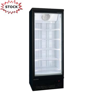 China Single glass door with glass heater vertical display freezer for ice cream made in China for sale