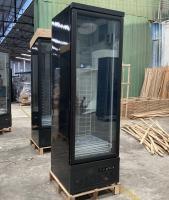 China Commercial Upright Beverage Cooler 2~8℃ Automatic Defrost Glass Doors Display Refrigerator for sale
