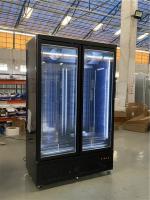China Commercial Upright Display Beverage Cooler With Glass Door for sale