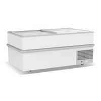 China High quality Store Supermarket Supplies Double-side Island Freezer for sale