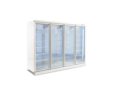 China Multi door commercial low temperature standing upright display freezer for sale