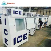 China Solid Door Outdoor ice cooling system Bagged Ice Storage Freezer for sale
