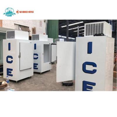China SASO Outdoor Single Solid Door Ice Storage Freezer 1000L for sale
