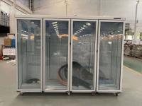 China 5 Doors Upright Display Fridge For Supermarket / Shopping Mall for sale