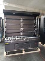 China Multi-deck Open Top Display Chiller Commercial Open Face Chiller Air Curtain Cabinet for sale