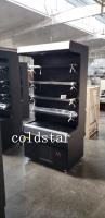 China Commercial supermarket air curtain refrigerator open fruit and vegetable milk chiller for sale