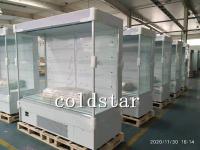 China Multi-deck Open Top Display Chiller Commercial Open Face Chiller Air Curtain Cabinet for sale