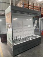 China Multi-deck Open Top Display Chiller Commercial Open Face Chiller Air Curtain Cabinet for sale
