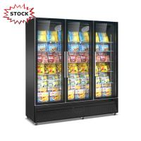 China Upright Beverage Showcase Commercial Upright Cooler Fridge Store Glass Door Display Refrigerator for sale