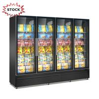 China Upright Beverage Showcase Commercial Upright Cooler Fridge Store Glass Door Display Refrigerator for sale