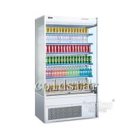 China Adjustable 4 Layers Supermarket Open Display Chiller with LED Lighting for sale