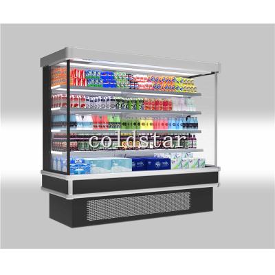 China Multideck display refridge open Chiller front deck Chiller for sale