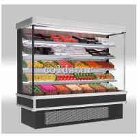 China Multi-deck Open Top Display Chiller Commercial Open Face Chiller Air Curtain Cabinet for sale