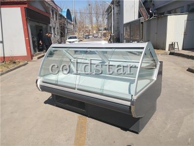 China Supermarket meat display counter deli-case fridge for sale