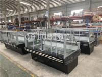 China Square Type Deli Display Refrigerator Fresh Meat Fish Chiller for sale