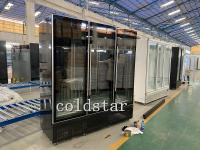 China Commercial Cold Drink Refrigerator Display Vertical 3 Doors Bar Beer Cooler for sale