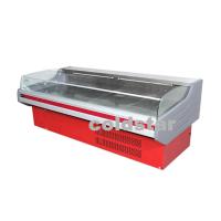 China Commercial Open Counter Top Serve Deli Fish Cold Food Fresh Meat Display Refrigerator for sale