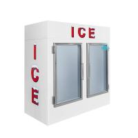 China Commercial Ice Storage Bin Indoor 100 Cu. Ft.  Double Glass Doors Type for sale