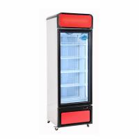 China Vertical glass door supermarket refrigerator frozen food display freezer for sale