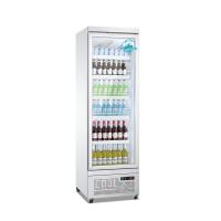 China R290 Commercial Double Glass Door Beverage Display Cooler Drinks Fridge Supermarket Refrigerator Upright Freezer Showcas for sale