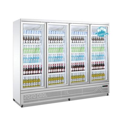 China New Style Of High Quality Commercial Drink Display Fridge Refrigerator With Built - In Brand Compressor for sale