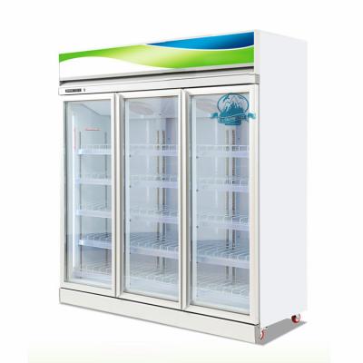 China Glass Door Upright Display Freezer with CE for sale