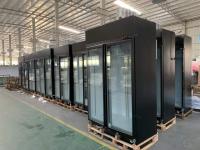 China Supermarket Showcase Vertical Refrigerated Commercial Fridge Glass Door Showcase Display Cooler Refrigerator for sale