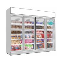 China Wholesale supermarket glass door display freezer commercial refrigerator freezer for sale