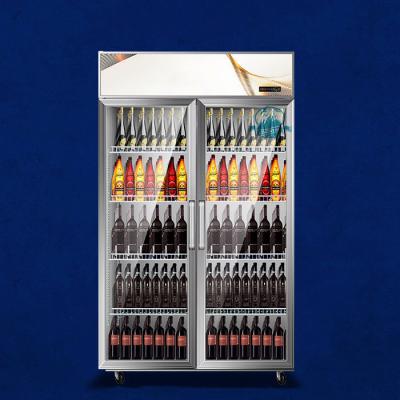 China Comercial Supermarket Glass Door Beer Cold Drink Display Fridge Refrigerator for sale