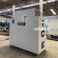China Commercial 2 Doors Bagged Ice Cube Merchandiser Storage Freezer Box Containers for sale