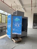 China Gas Station Outdoor Dry Ice Bag Storage Freezer for sale