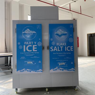 China Gas Station Outdoor Dry Ice Bag Storage Freezer for sale