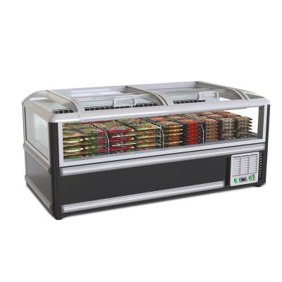 China Kitchen Air Cooling Island Ice Meat Deep Chest Freezer for sale