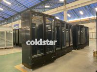 China 1/2 / 3 / 4 Doors Beverage Bottle Cooler Fridge Refrigerator For C Store for sale