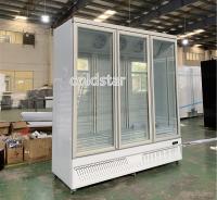 China Commercial 4 Doors Upright Beverage Display Cooler for sale