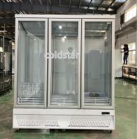 China Fresh Keeping Commercial Glass Door Drink Refrigerator Promotional Customized Fridge Display Cooler for sale