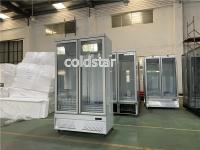 China R134A Cold Drink Coolers 2 Glass Doors Refrigerator for sale