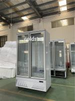 China Commercial Beverage Display Fridge Vertical Showcase Single Door Upright Cooler for sale