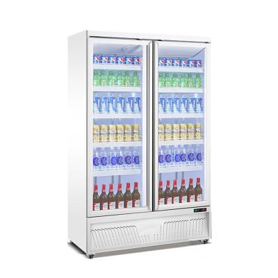China Commercial Beverage Display Fridge Vertical Showcase Single Door Upright Cooler for sale