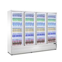 China Commercial 4 Doors Upright Beverage Display Cooler for sale