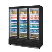 China R290 Upright Glass Door Soft Drink Display Cooler For Supermarket for sale