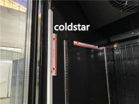 China Supermarket Upright Freezing Showcase 400L Meat Beef Seafood Freezer for sale